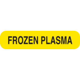 Marketlab Chemistry Labels, Frozen Plasma • Yellow - Marketlab