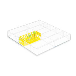 Marketlab 10-Place Tube Rack Holder - Marketlab