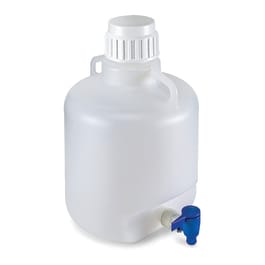 Carboy, Round with Spigot and Handles, PP • 10L | Marketlab