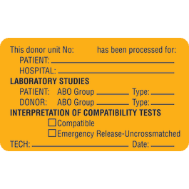 Donor Info Label - Marketlab