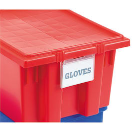 Label Holders for Nest-n-Stack Totes - Marketlab