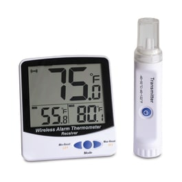 Big Digit Digital Thermometer with Wireless Sensor - Marketlab