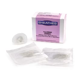 Non-Latex Ultrasound Probe Covers with Debris Shield, Sterile Box of 20 ...
