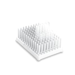 Peg Racks for 10mm-13mm Tubes, White - Marketlab