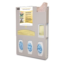 Bowman ADA ABS Isolation Station with Wipe Holder - Marketlab