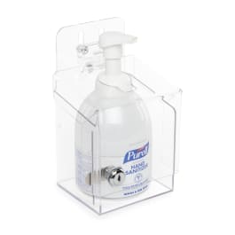 Bowman Sanitizer Bottle Holder, Locking - Marketlab