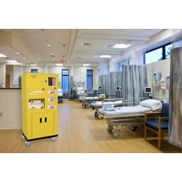 Bowman Aluminum and Coated Steel Mobile Isolation Station - Marketlab