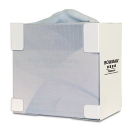 Bowman White Stainless Steel Mask Dispenser - Marketlab