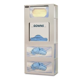 Bowman ABS Triple Face Mask and Single Face Shield Dispenser • 10.63"W ...