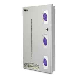 Bowman Steel Recessed Isolation Station without Mask Dispenser - Marketlab